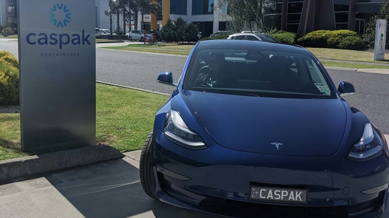 Caspak takes delivery of its first 100% electric vehicle | Caspak Packaging